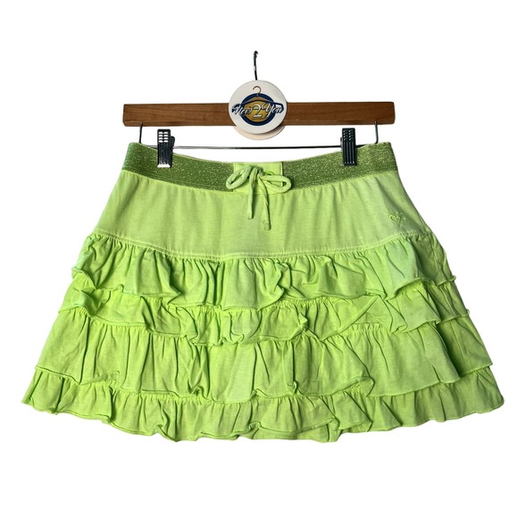 Justice | Skirts | Justice Lime Green Ruffle Skirt | Poshmark